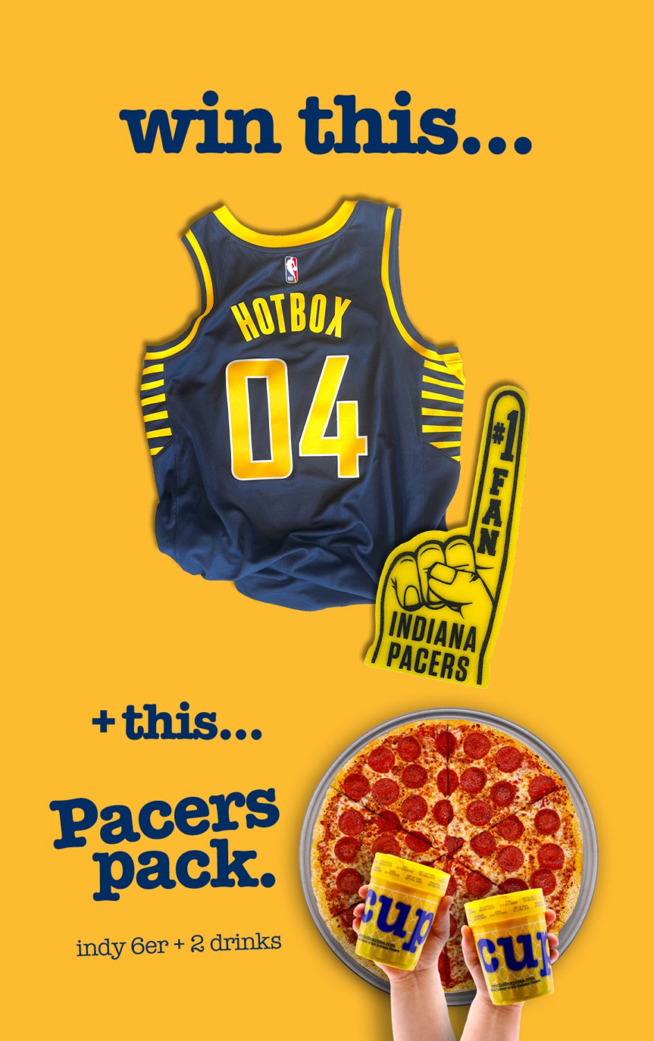 Pacers Giveaway – HotBox Pizza